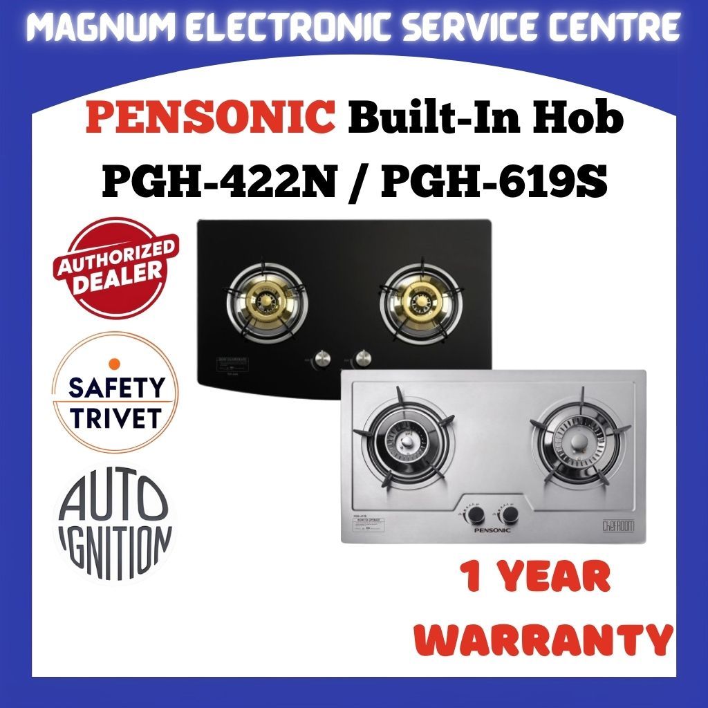 Pensonic 2 Burners Built-In Hob PGH-422N / PGH-619S Gas Cooker,Hobs ...