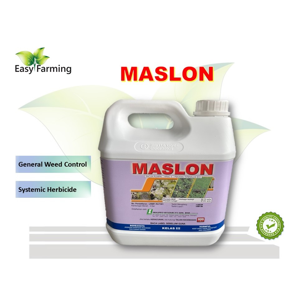 Maslon 4L ( Racun seperti Garlon bunuh pokok besar ) | Shopee Malaysia