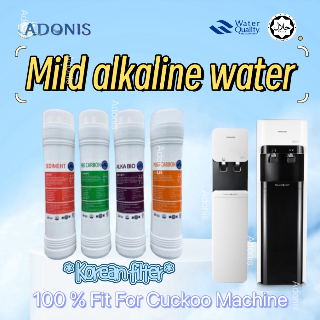 Cuckoo / Coway /Etc HALAL Korean Water Filter Cartridge 10" - U Type ...