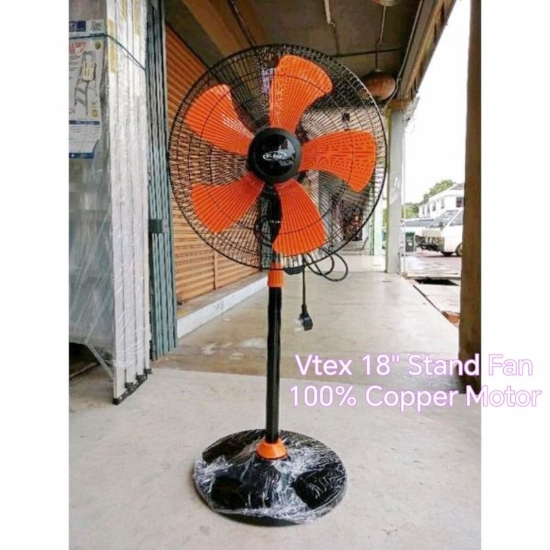 STAND FAN [ Heavy Duty 18" Industrial Stand Fan 100% Copper Motor ...