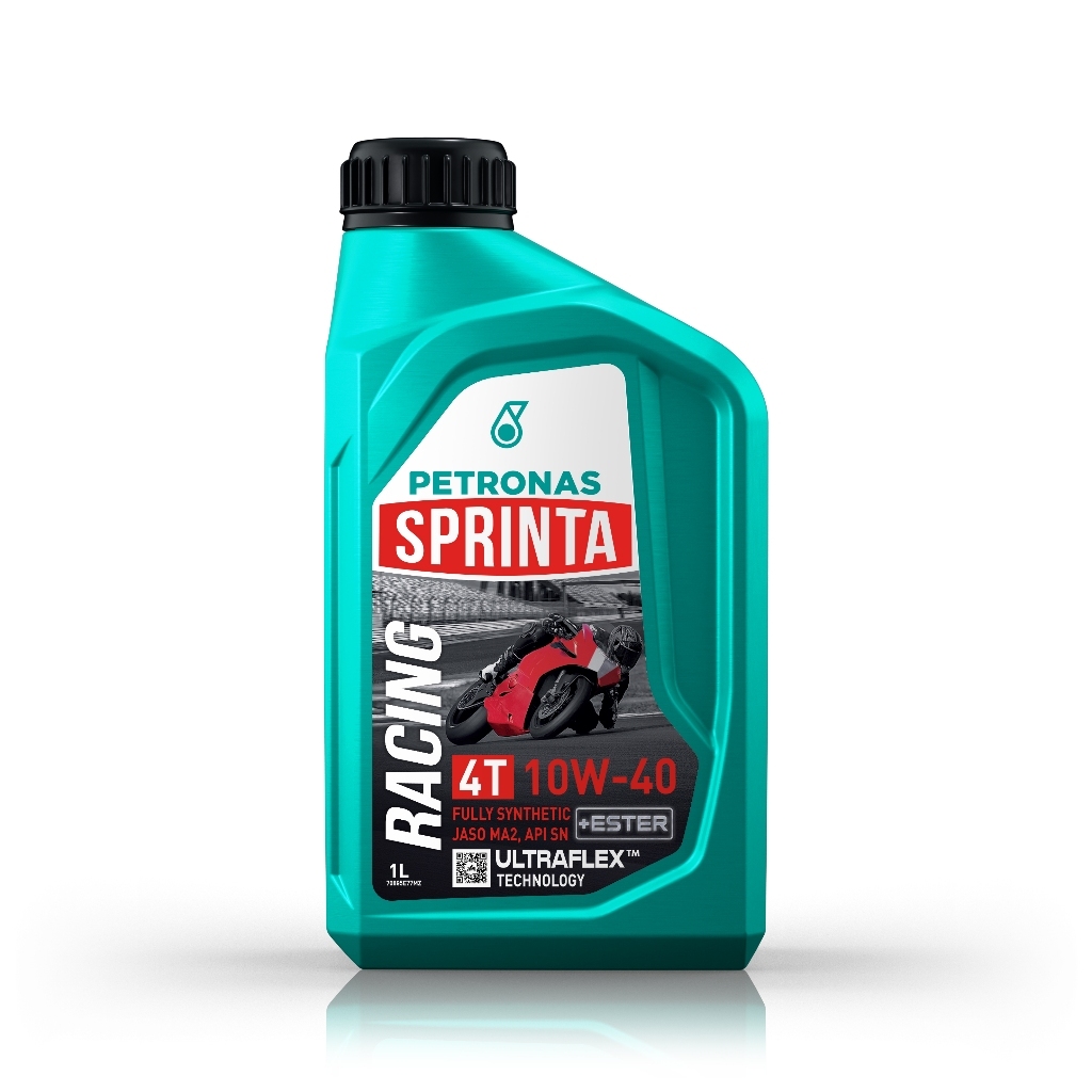PETRONAS Sprinta 4T RACING ES 10W-40 Fully Synthetic +ESTER Minyak ...