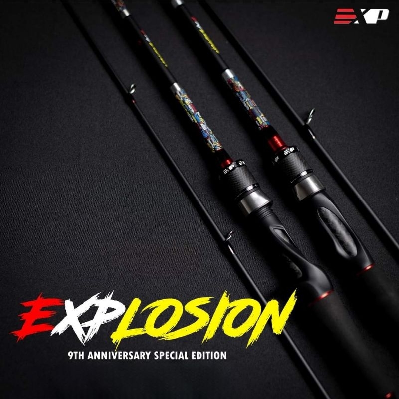 EXP EXPLOSION 9th anniversary special edition fishing rod | Shopee Malaysia