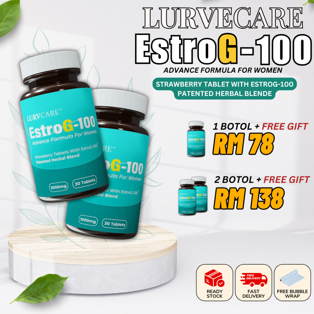 [OFFICIAL DISTRIBUTOR] LURVECARE ESTRO G -100 UNTUK MASALAH MIGRAIN ...
