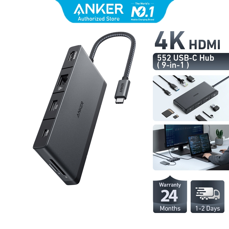 Anker 552 9 In 1 USB-C Hub | Shopee Malaysia
