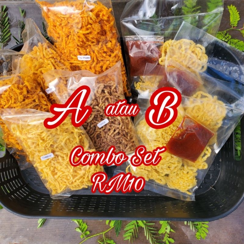 SALE! Combo Mini Mee Siput Premium dan Keropok Crunchys berperisa ...