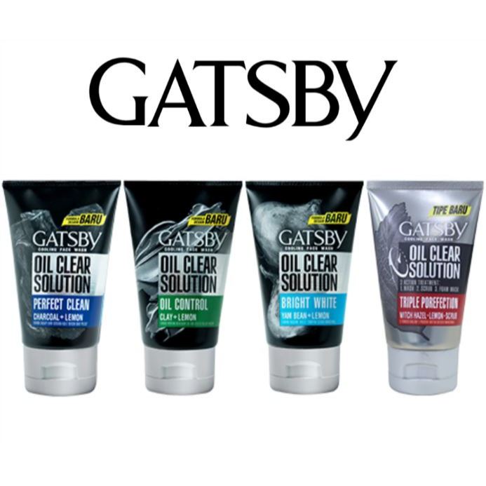 GATSBY COOLING FACE WASH OIL CLEAR SOLUTION 100G | Shopee Malaysia