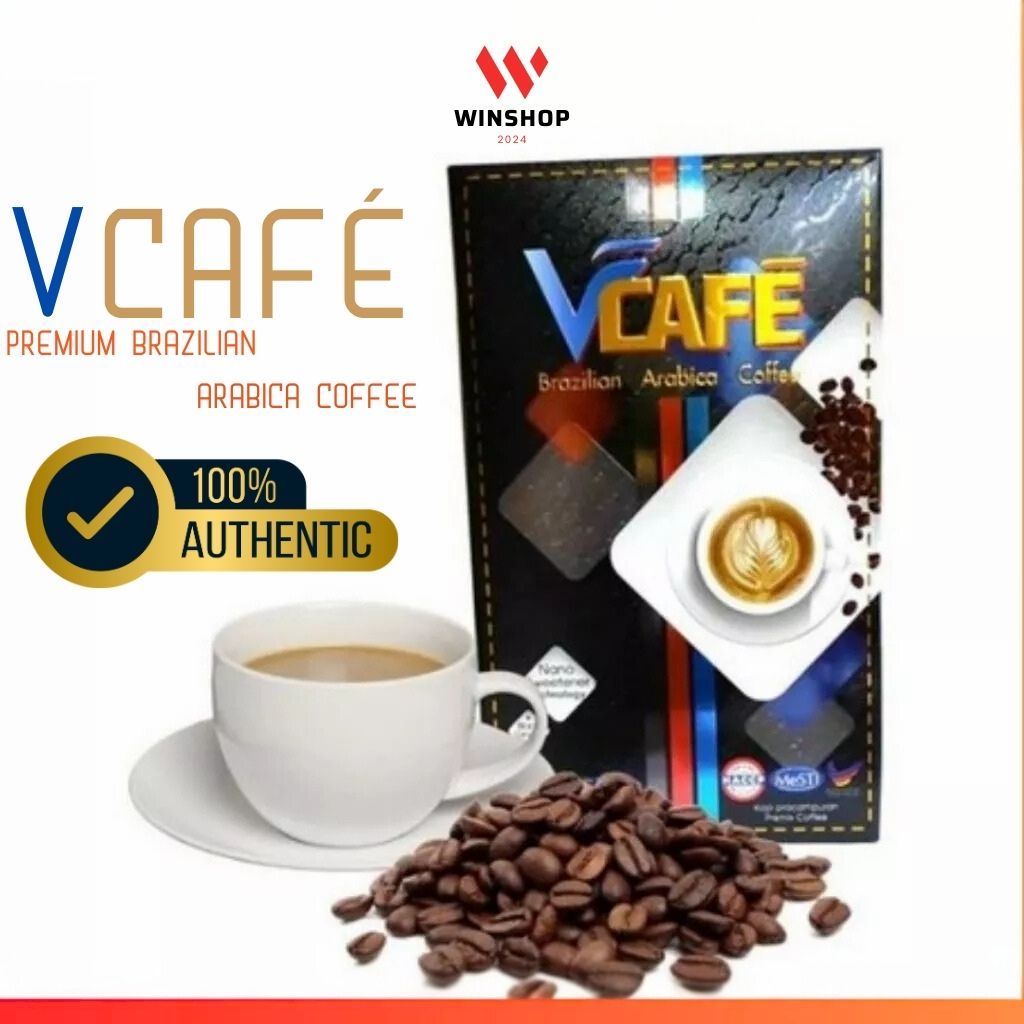 [ HALAL ] Volten Vcafe Brazilian Arabica Coffee Kopi Arabica Vcafe coffee (20 sachets/box ...