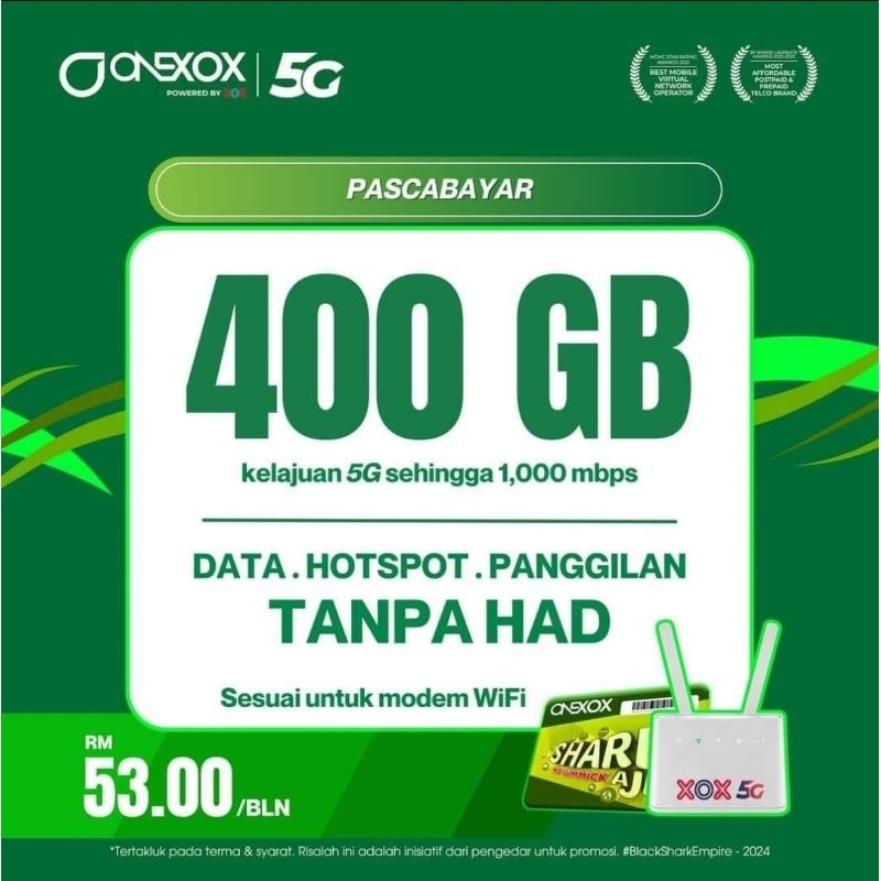 400gb sim kad SESUAI untuk modem | Shopee Malaysia