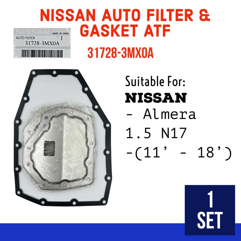 PENAPIS & GASKET TRANSMISI AUTOMATIK NISSAN ATF(31728-3MX0A)-NISSAN ...
