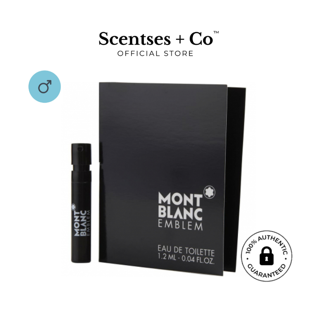Montblanc Emblem EDP 1.2mL Perfume Sample | Original Perfume | Shopee ...