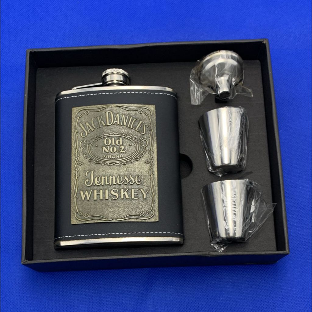 8oz Luxury Stainless Steel Alcohol Hip Flasks Set Whiskey Bottle ...