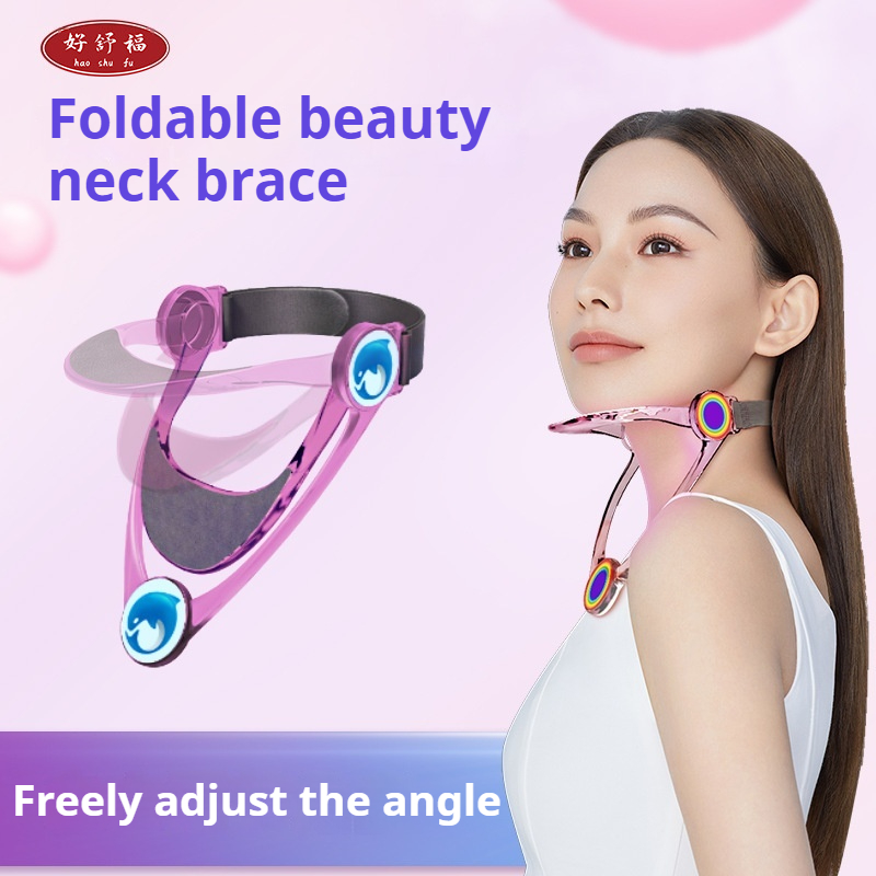 Adjustable Neck and Shoulder Support Foldable Neck Brace Helps Correct ...