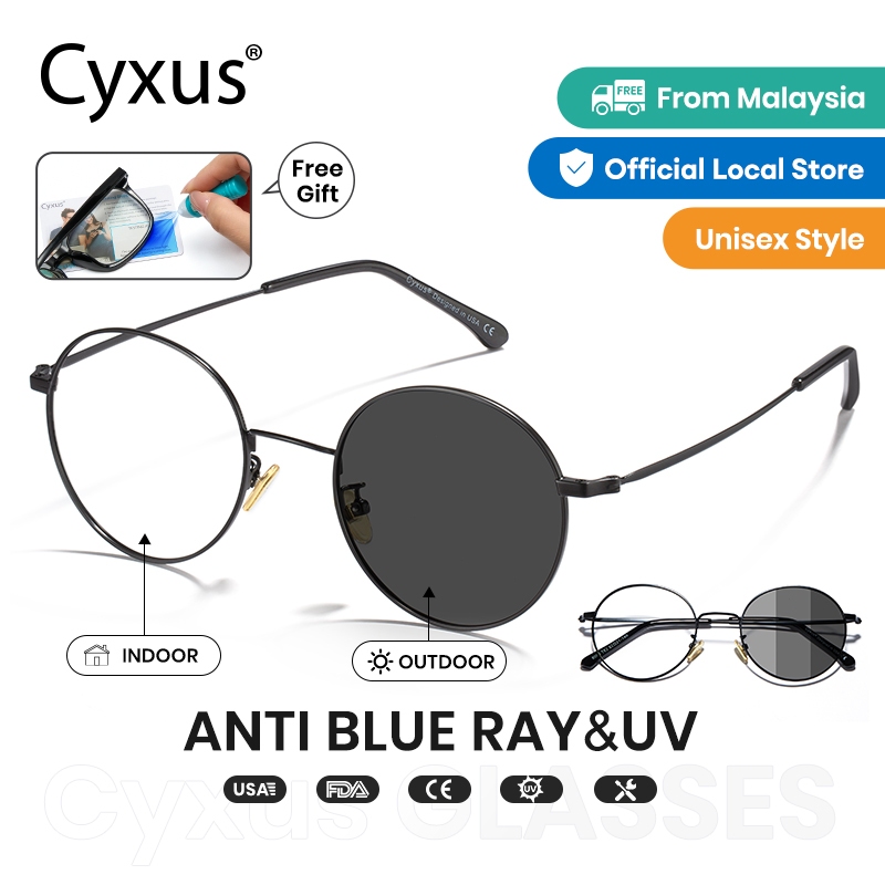 Cyxus Photochromic Sunglasses for Women/Men Digital Screens UV400 ...