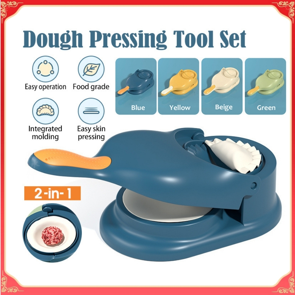 2-in-1 Acuan Karipap Dough Pressing Tools Set Dumpling Maker Mould ...
