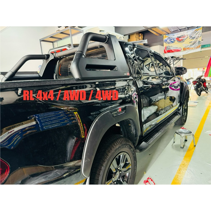 Toyota hilux Revo Rocco Rogue 2.4 2.8 Rear Metal GR rear roll sport bar ...