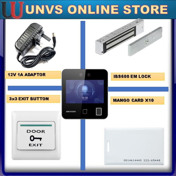 Hikvision door lock DS-K1T343EFX Face Recognition Support Face&FINGER ...