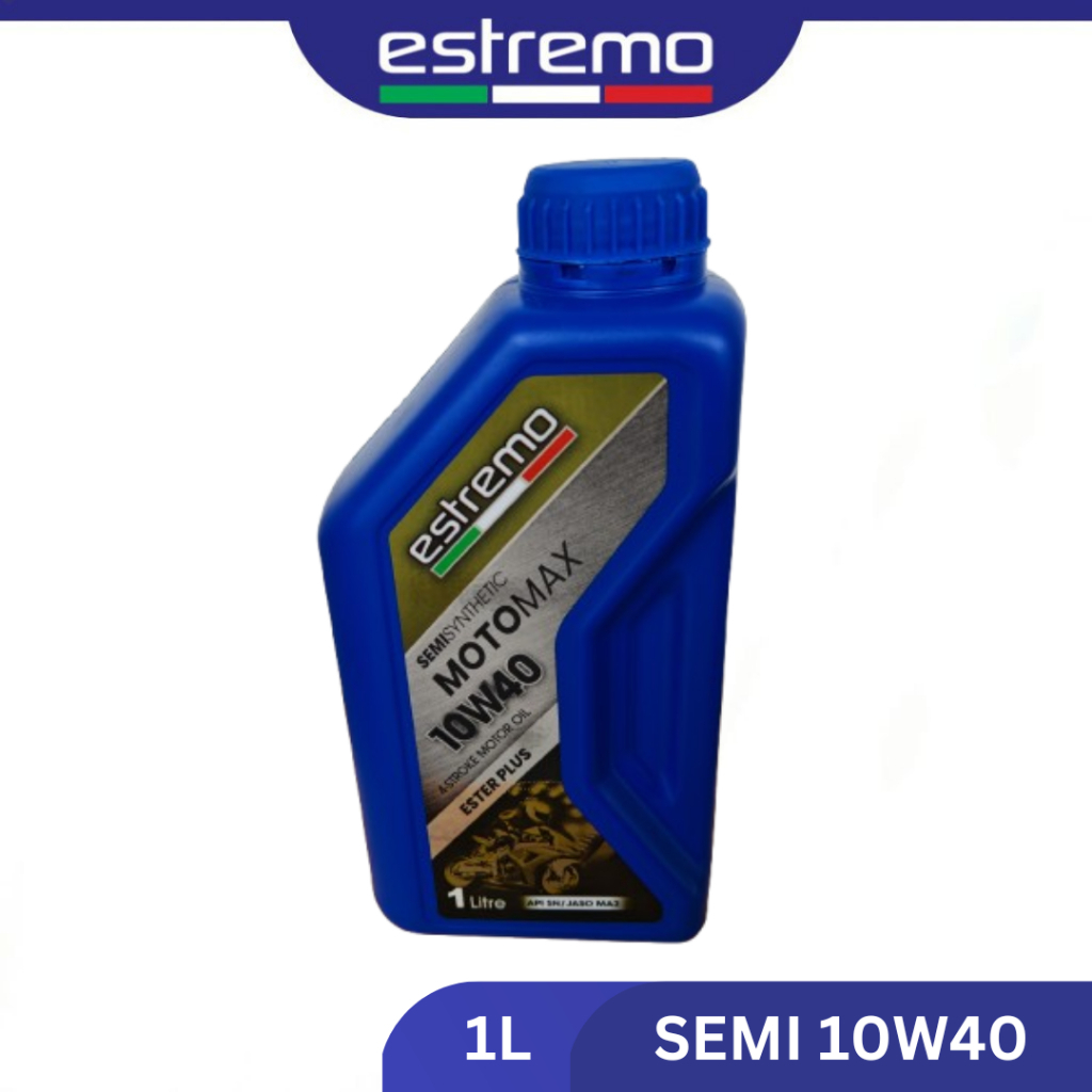 Estremo Motomax Semi Synthetic 4-Stroke Motor Oil 10W40 (1L) | Shopee ...