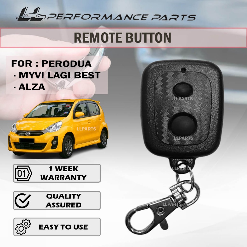 Perodua Alza 2009-2022 Myvi Lagi Best 2011-2017 Car Alarm Remote ...