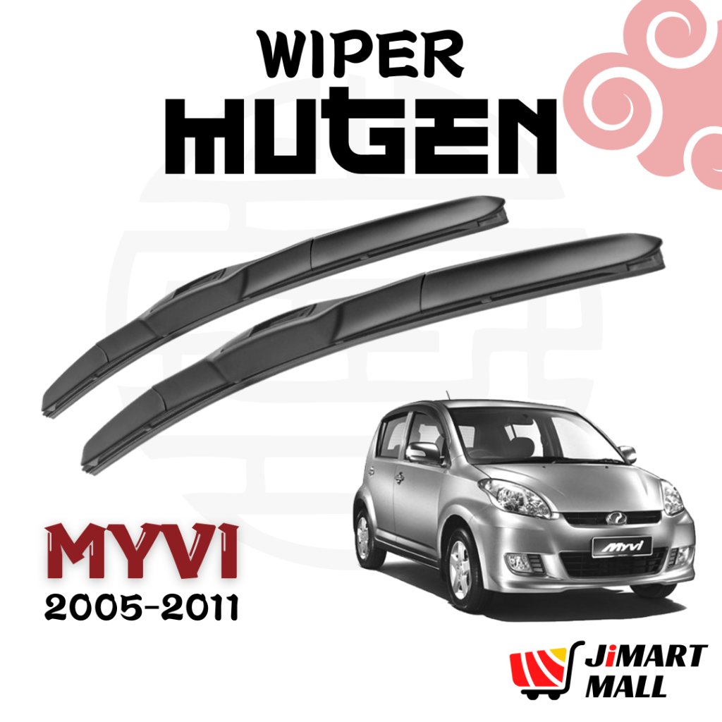 PERODUA MYVI GEN 1 JAPAN MUGEN SILICONE WIPER Front Windshield ...