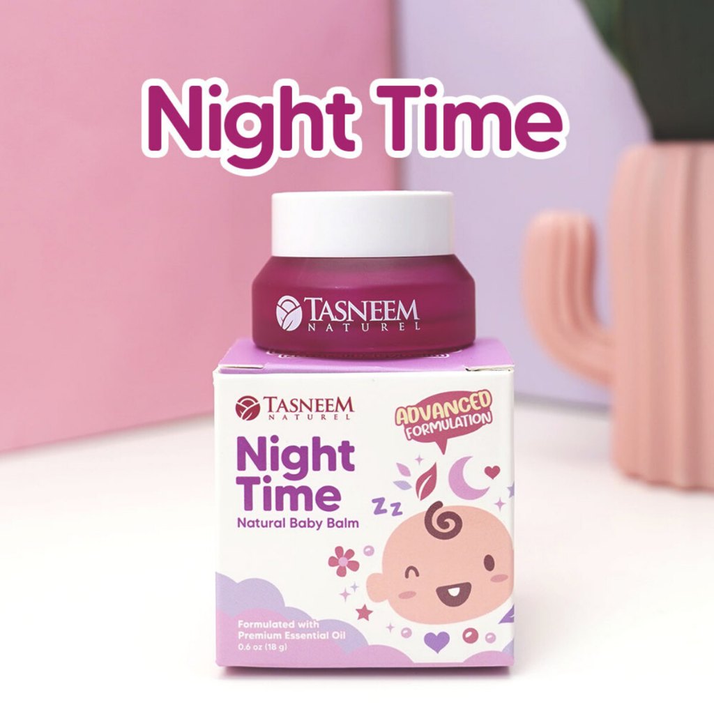 Tasneem Night Sleep Time Naturel Baby Balm Set Krim Tasnem Natural ...