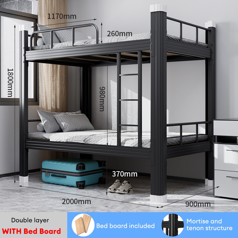 𝙍𝙚𝙖𝙙𝙮 𝙎𝙩𝙤𝙘𝙠 High Quality Double Decker Steel Bed Frame Heavy Duty Bunk ...
