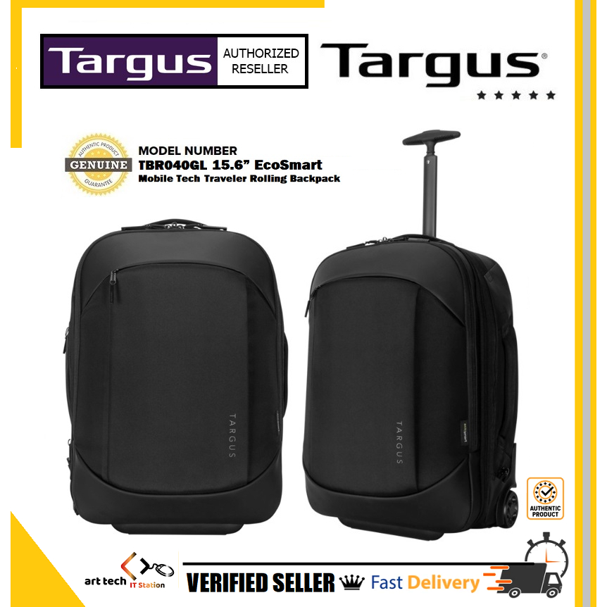 TARGUS TBR040 TARGUS BP 15.6 INCH ECOSMART MOBILE TECH TRAVELER ROLLING ...