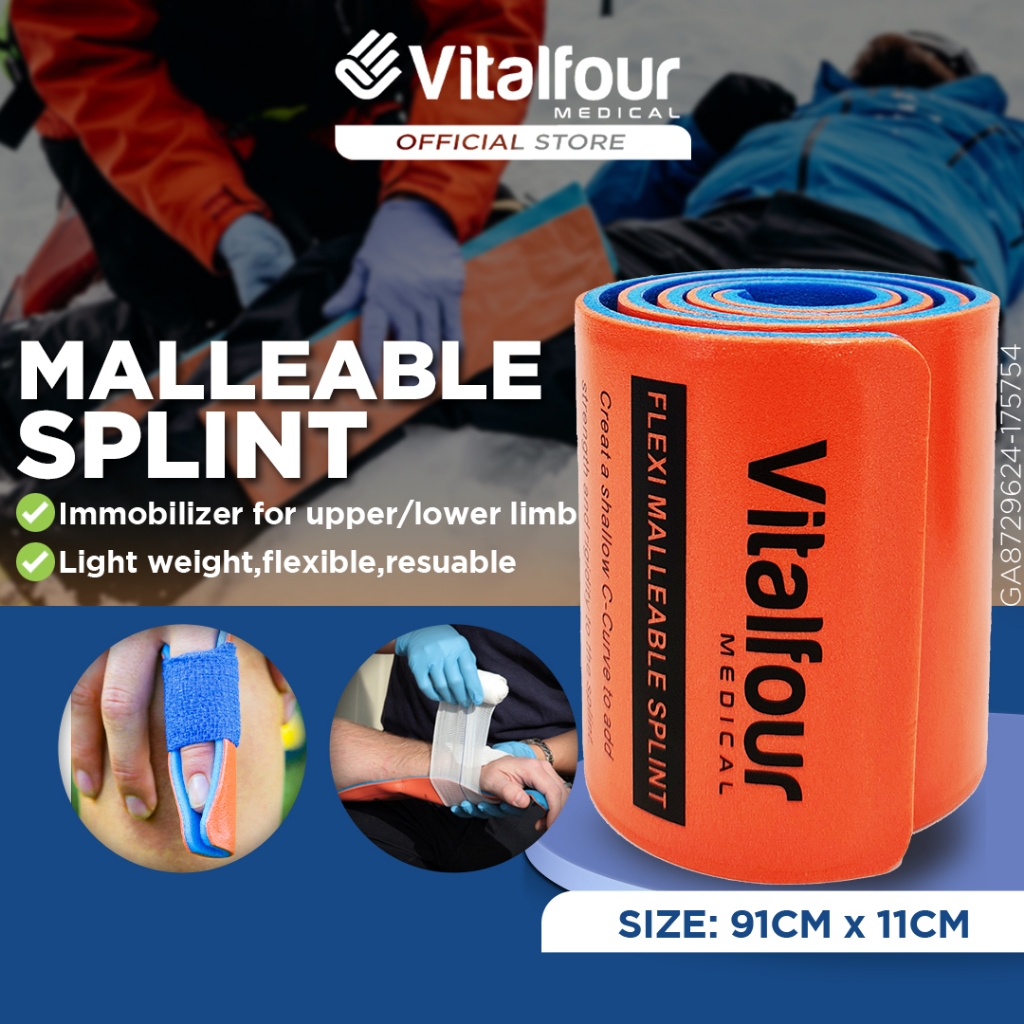 Vitalfour Malleable Splint for Hand and Leg (Size: 91cm x 11cm ...