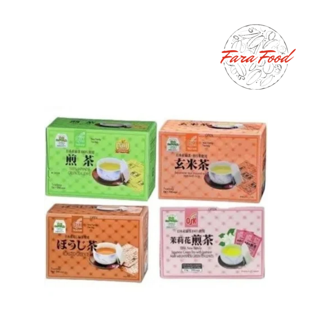 Green Tea Teh Hijau Jasmine OSK Japanese Tea Leaves Roasted 20's Teabags | Shopee Malaysia