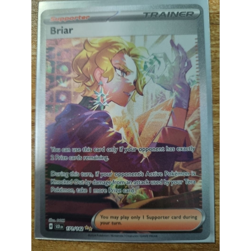 POKEMON TCG (PTCG): STELLAR CROWN SV07 BRIAR SIR 171/142 Special ...