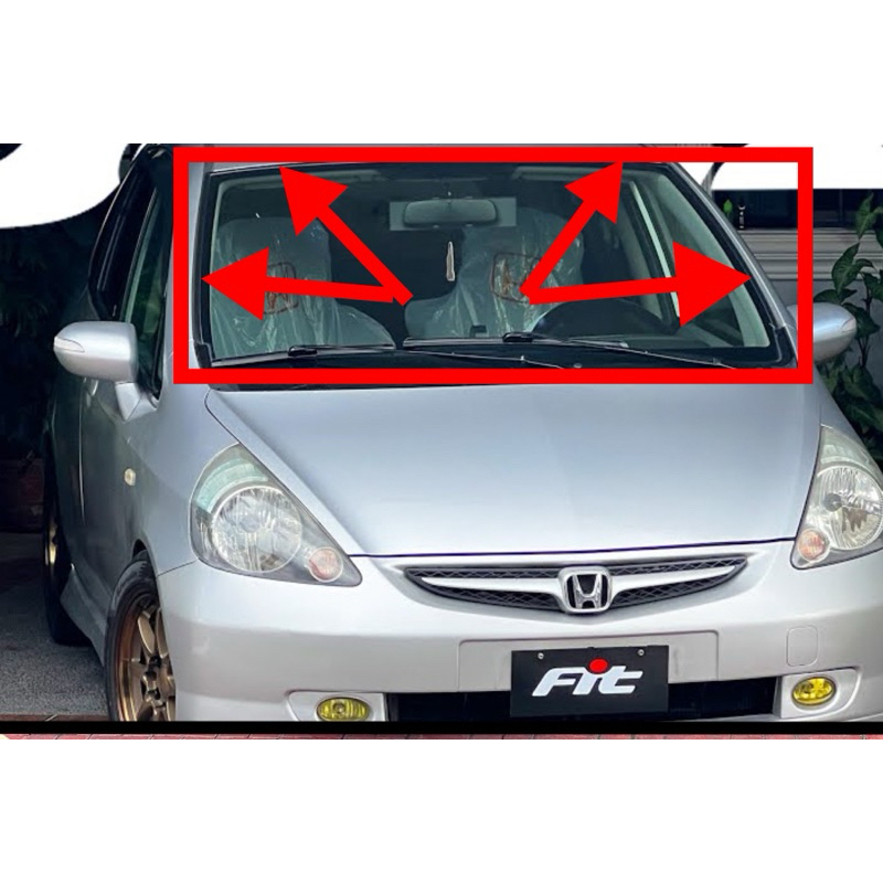 ORIGINAL HONDA JAZZ GD SAA FRONT WINDSCREEN MOULDING RUBBER/ GETAH ...