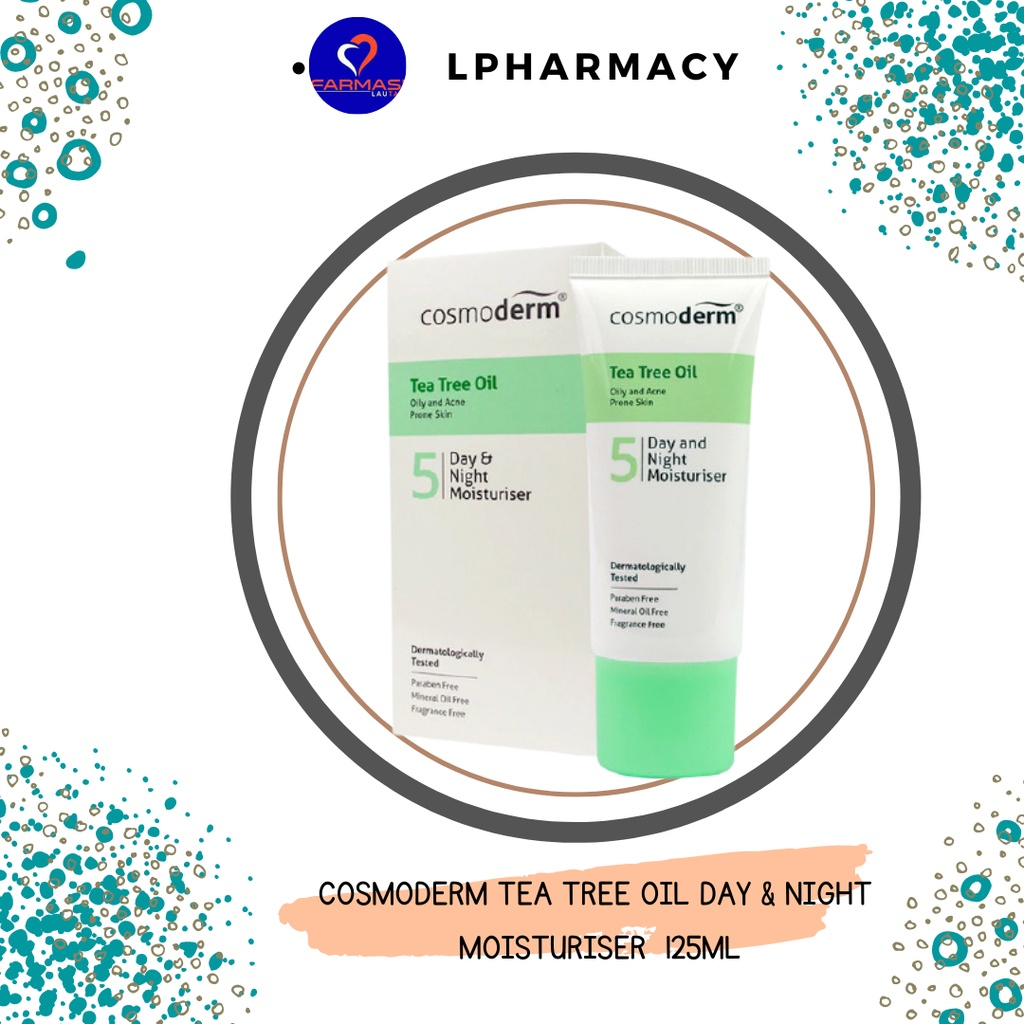 COSMODERM TEA TREE OIL DAY & NIGHT MOISTURISER 50ML | Shopee Malaysia
