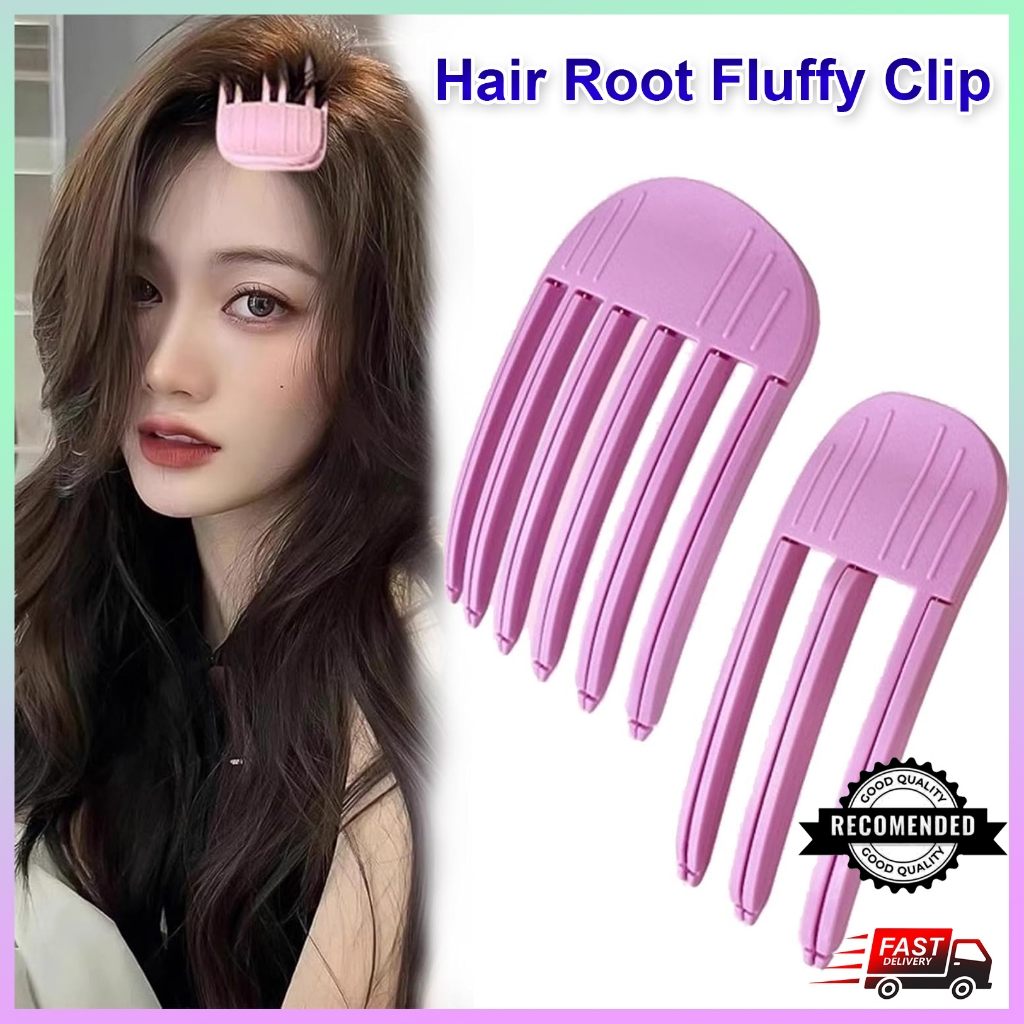 Teeth Comb High Skull Artifact No Trace Fluffy Wind Hair Clip Hairpin Tool 无痕蓬松发夹定型神器 | Shopee ...
