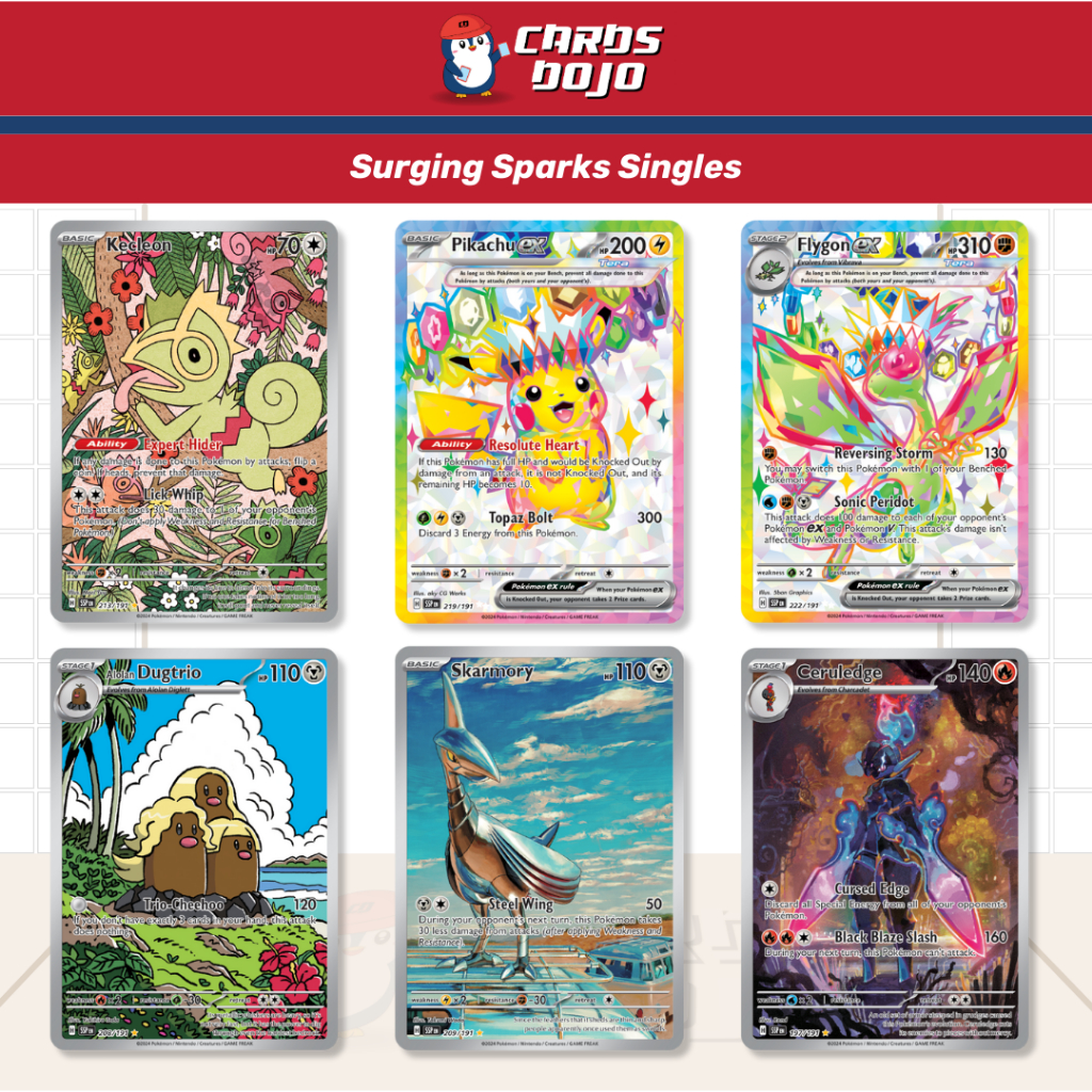 [READY STOCK] Surging Sparks Singles IR/FA Pokemon TCG English Version ...
