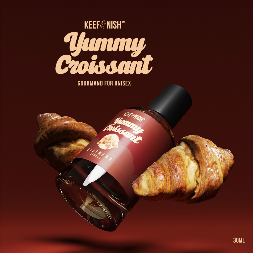 PERFUME PARFUM EDP MINYAK WANGI KEEF & NISH GOURMAND YUMMY CROISSANT ...