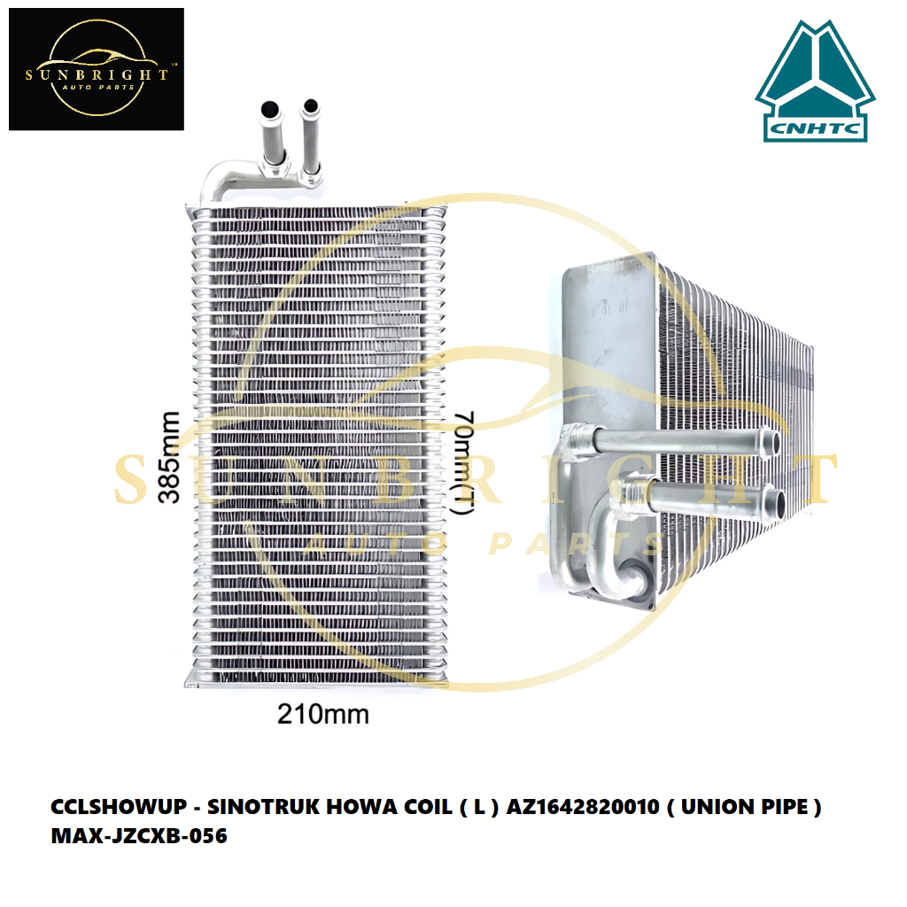 SINOTRUK HOWA COIL ( L ) AZ1642820010 ( UNION PIPE ) MAX-JZCXB-056 ...