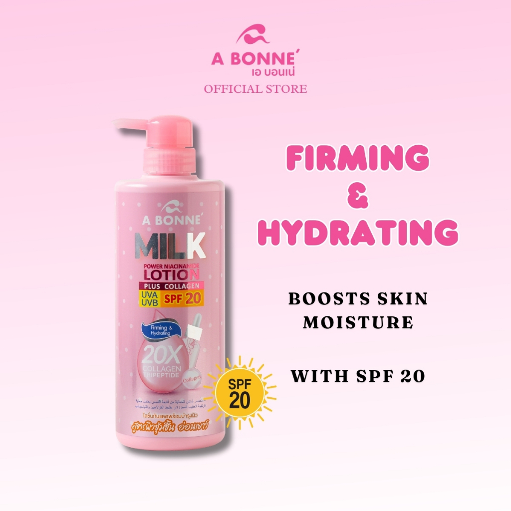 A Bonne Milk Power Collagen & Niacinamide Body Lotion SPF20 ...
