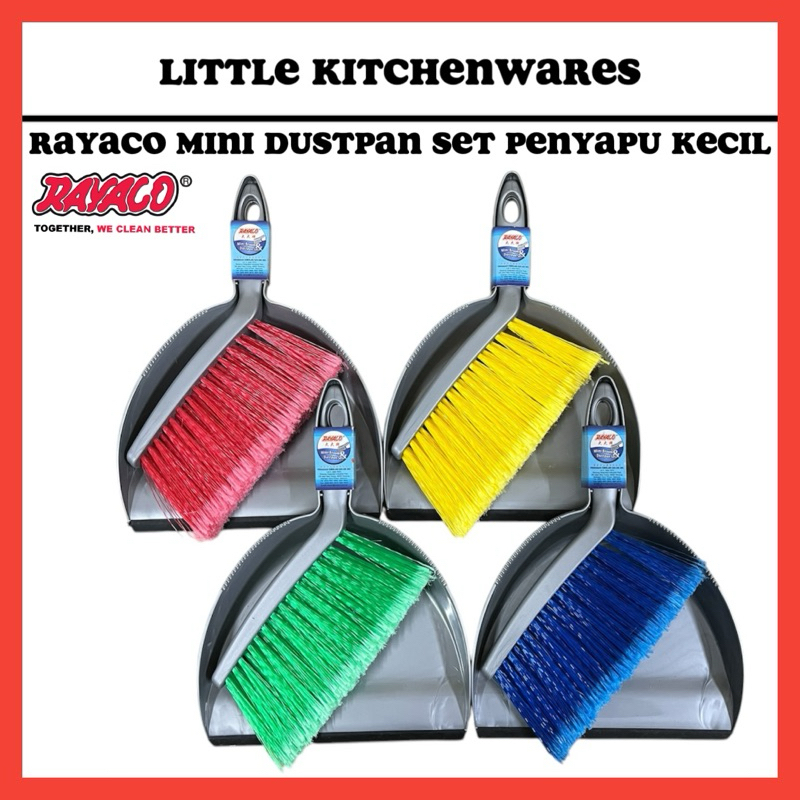 RAYACO Mini Dustpan Set 150 /Penyapu Sampah Kecil Set /Mini Broom Set ...