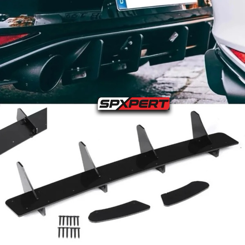 Volkswagen golf mk7 rear diffuser splitter v2 | Shopee Malaysia
