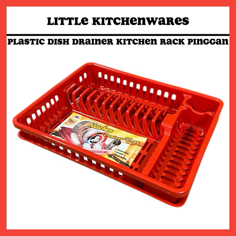 Plastic Dish Drainer/ Dish Rack/ Rak Pinggan/ Dish Drainer Kitchen Rack ...