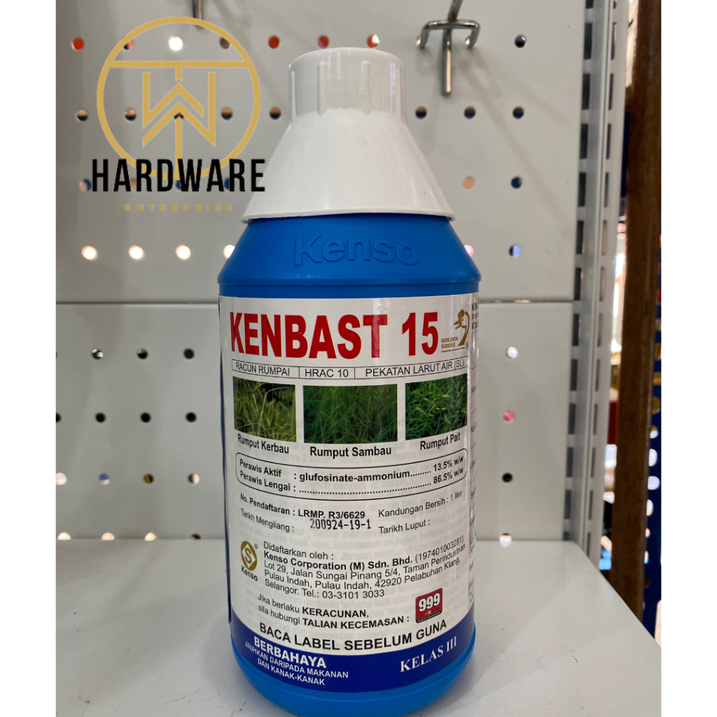 KENBAST 15 Glufosibate Ammonium 13.5% KENSO / Racun Sentuh Pekatan ...
