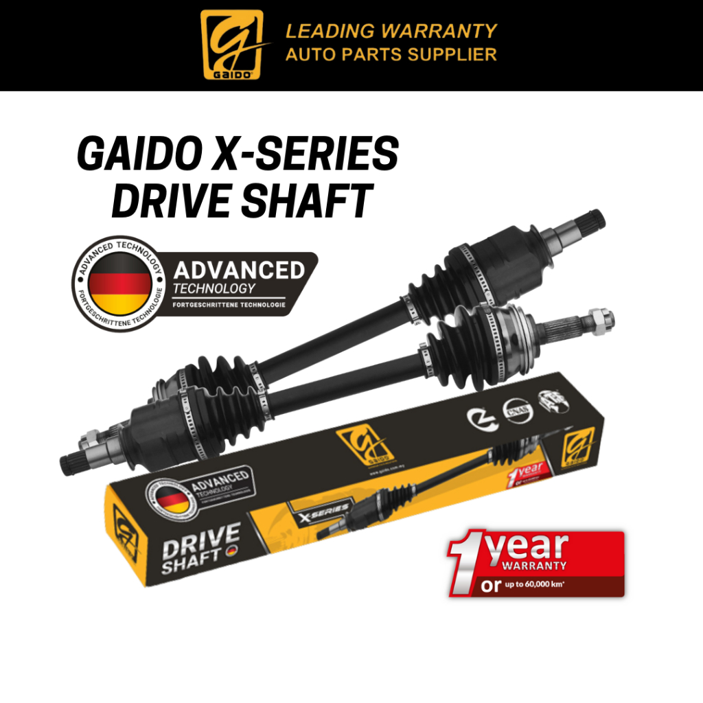GAIDO X-Siri Aci Pemacu Drive Shaft [Sepasang] - FORD RANGER T6, T7 ...