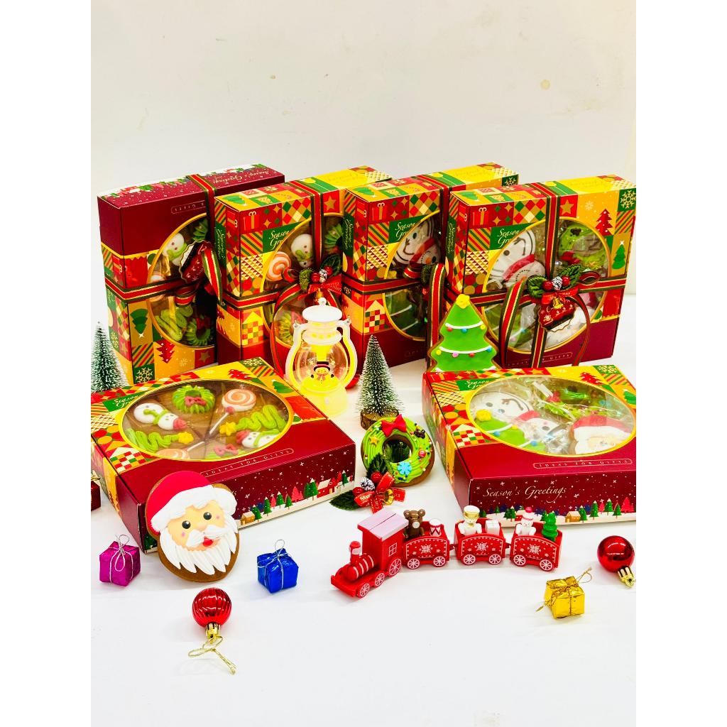 2024 Christmas Gift Box Pizza Creative Design 8in1 2024年新款 创意款式姜饼礼盒 8个装 ...