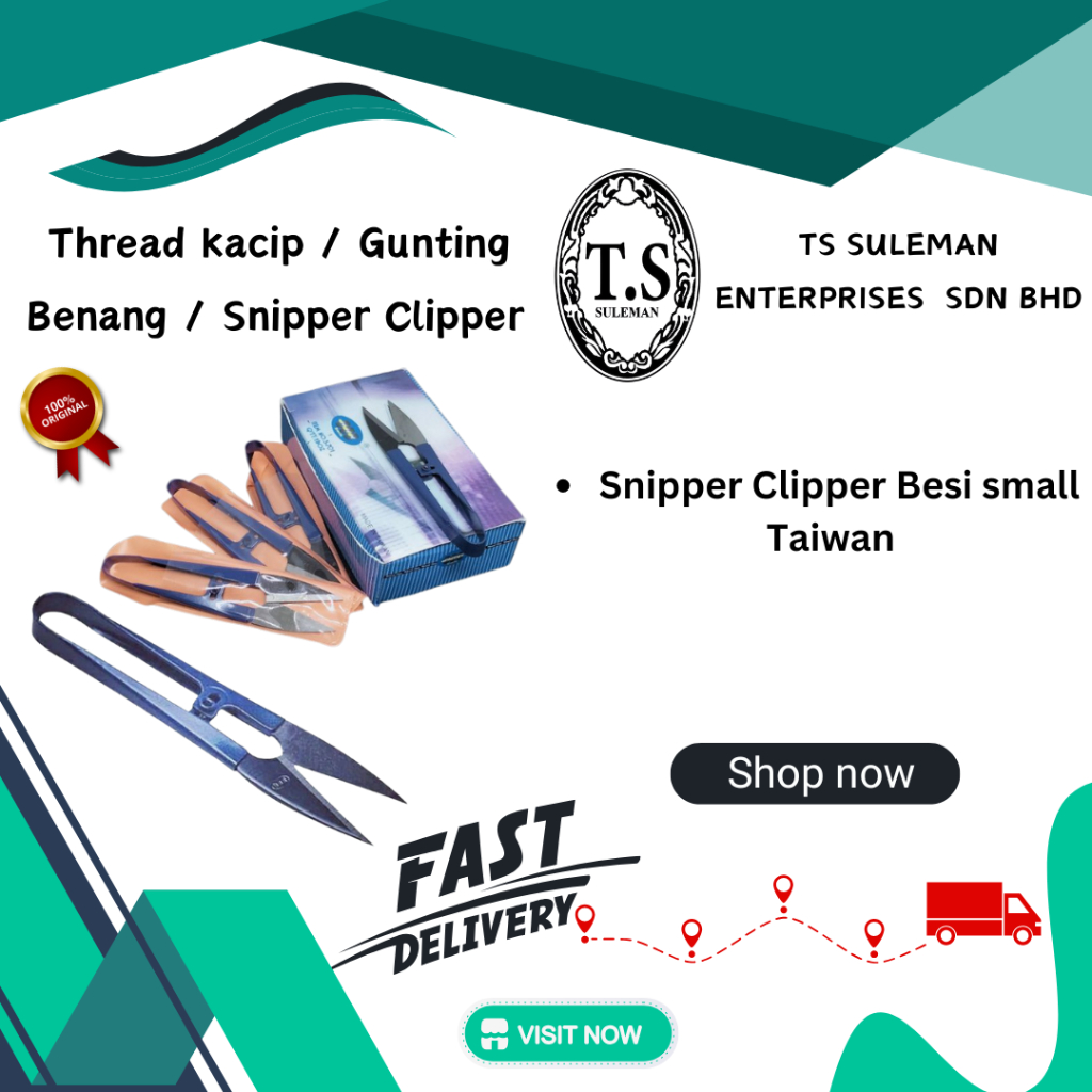 THREAD Kacip / Gunting Benang / Snipper CLIPPER BESI SMALL TAIWAN (1 ...
