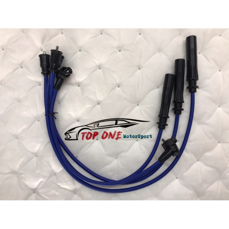 High Temp Silicone Plug Coil Thick Cable 19901-87709 Perodua Kancil 660 ...