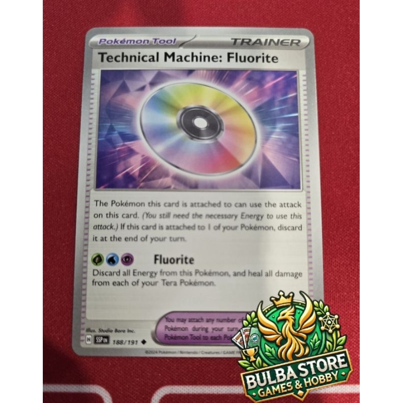 Technical Machine: Fluorite 188/191 Surging Sparks SV08 Pokémon TCG ...