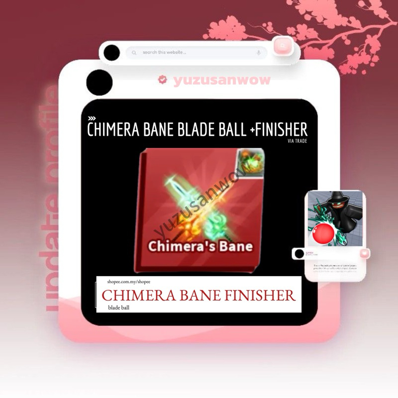 Blade ball Chimera Bane finisher PC GAME | Shopee Malaysia