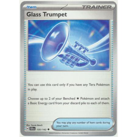 Glass Trumpet / 135/142 / Reverse Holo & Uncommon / Scarlet & Violet ...