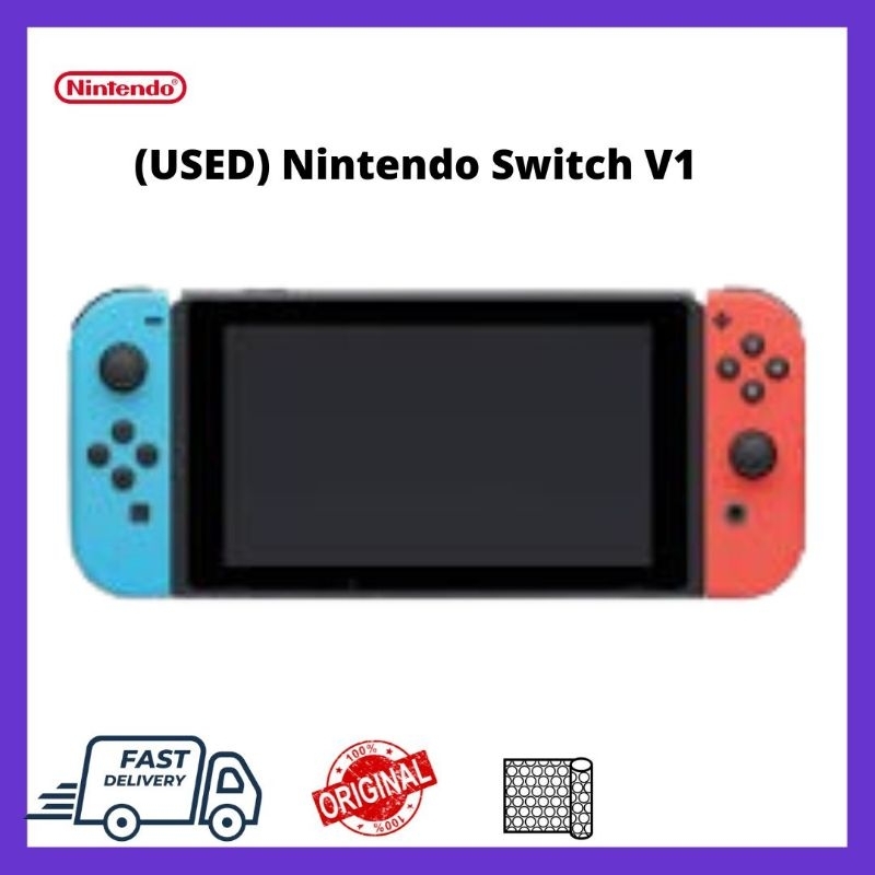 (USED) Nintendo Switch V1 (1 month warranty) | Shopee Malaysia