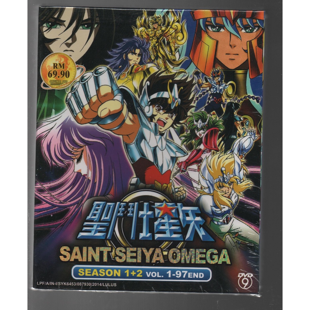 DVD Anime Saint Seiya Omega TV Series Season 1+2 Vol.1-97 End | Shopee ...