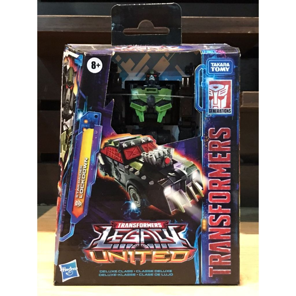 Transformers Legacy United Deluxe Class Star Raider Lockdown | Shopee ...